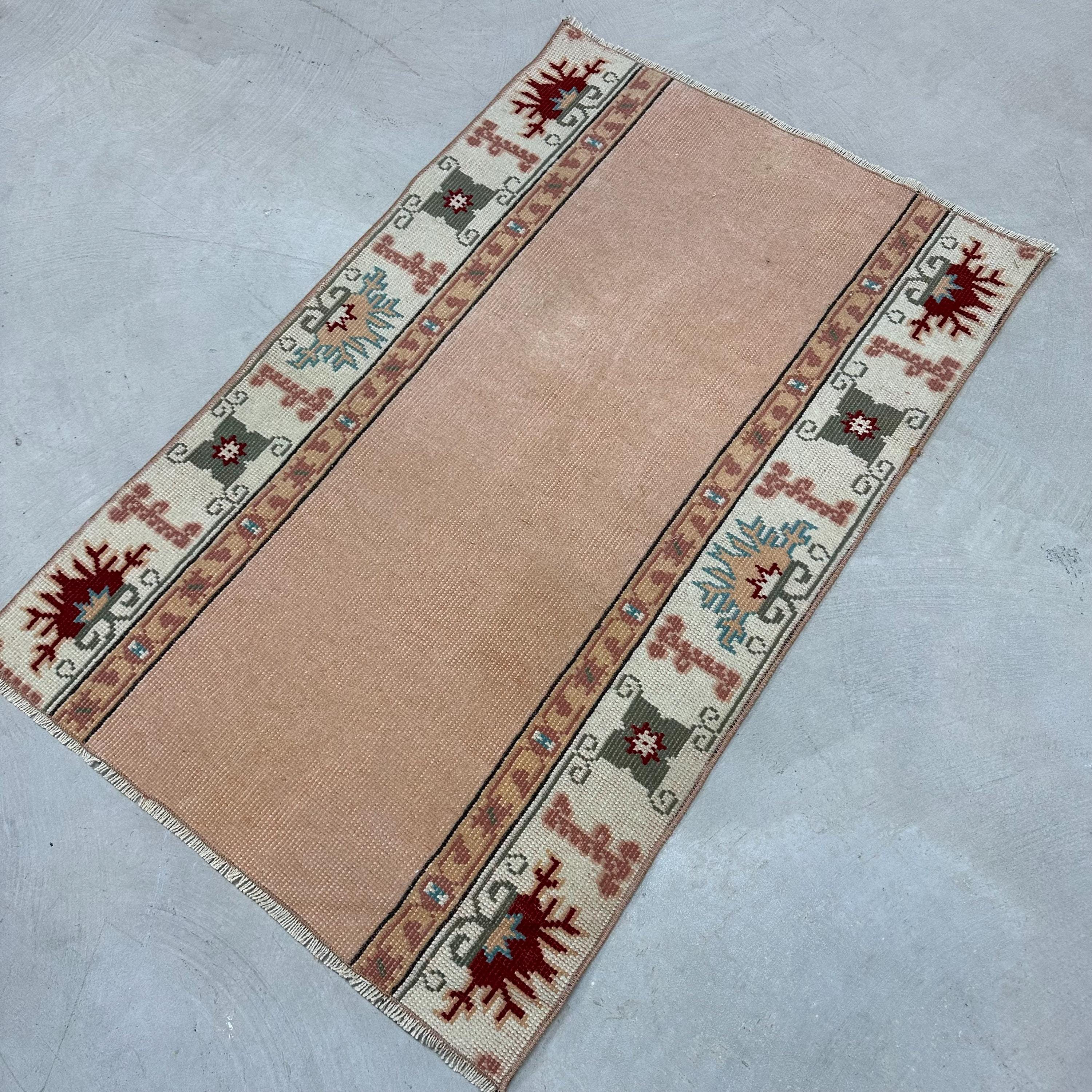 Bloomsbury Market Vintage Turkish Beni Ourain Rug in Vibrant Orange ...