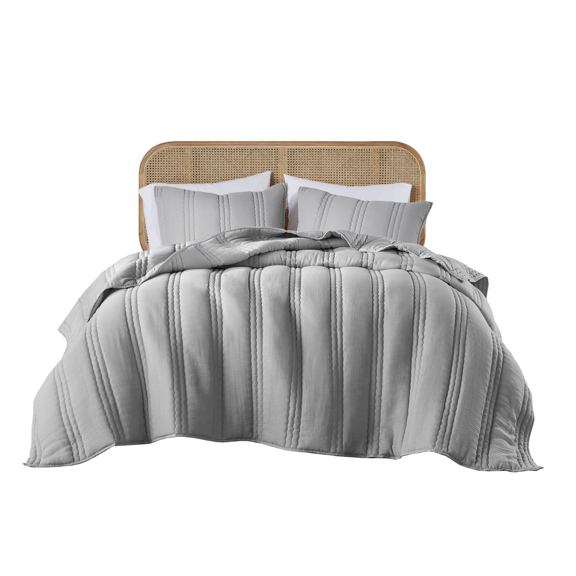Intelligent Design Dune Poly Gauze Quilt Set & Reviews | Wayfair