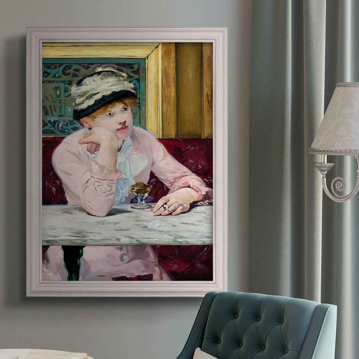 Red Barrel Studio Plum Brandy Premium Framed Canvas- Ready To Hang ...