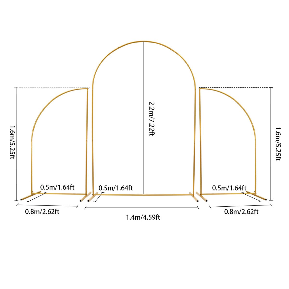 DENFER Wedding Background Decoration Stands with Cover & Reviews | Wayfair