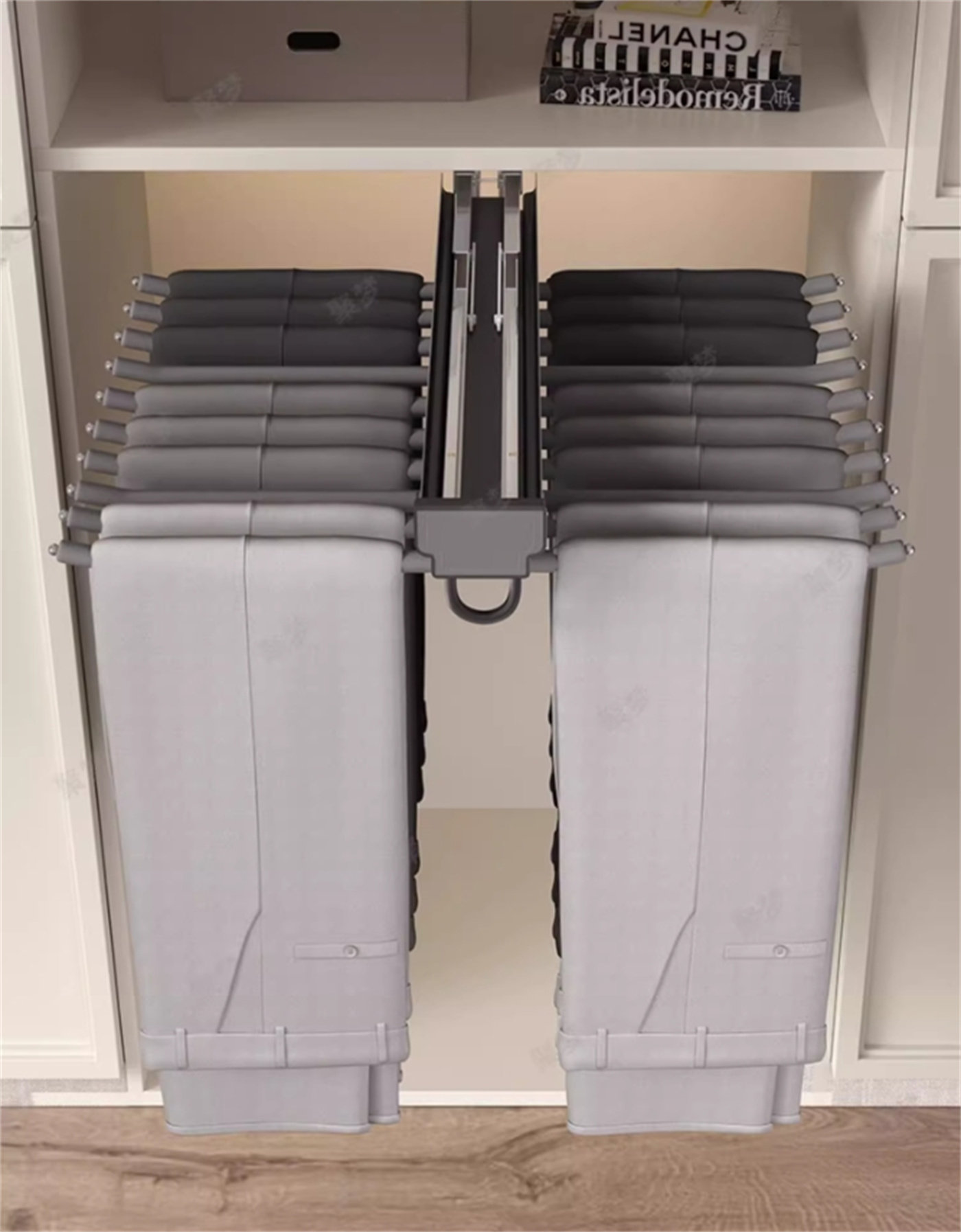 Thrones Designs Aluminum Alloy Extendable Trouser Rack For Wardrobes ...