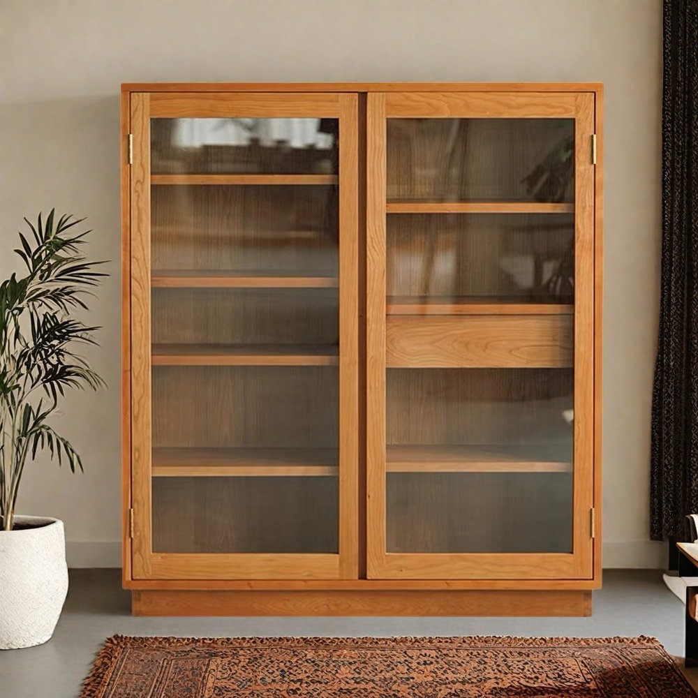 Kaoloupin Japanese Style Closed Bookcase | Wayfair