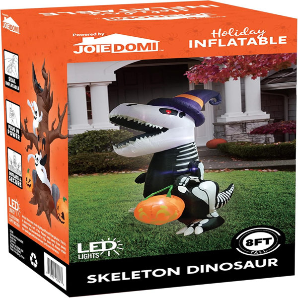 The Holiday Aisle® 8 FT Halloween Inflatables Outdoor Decorations ...