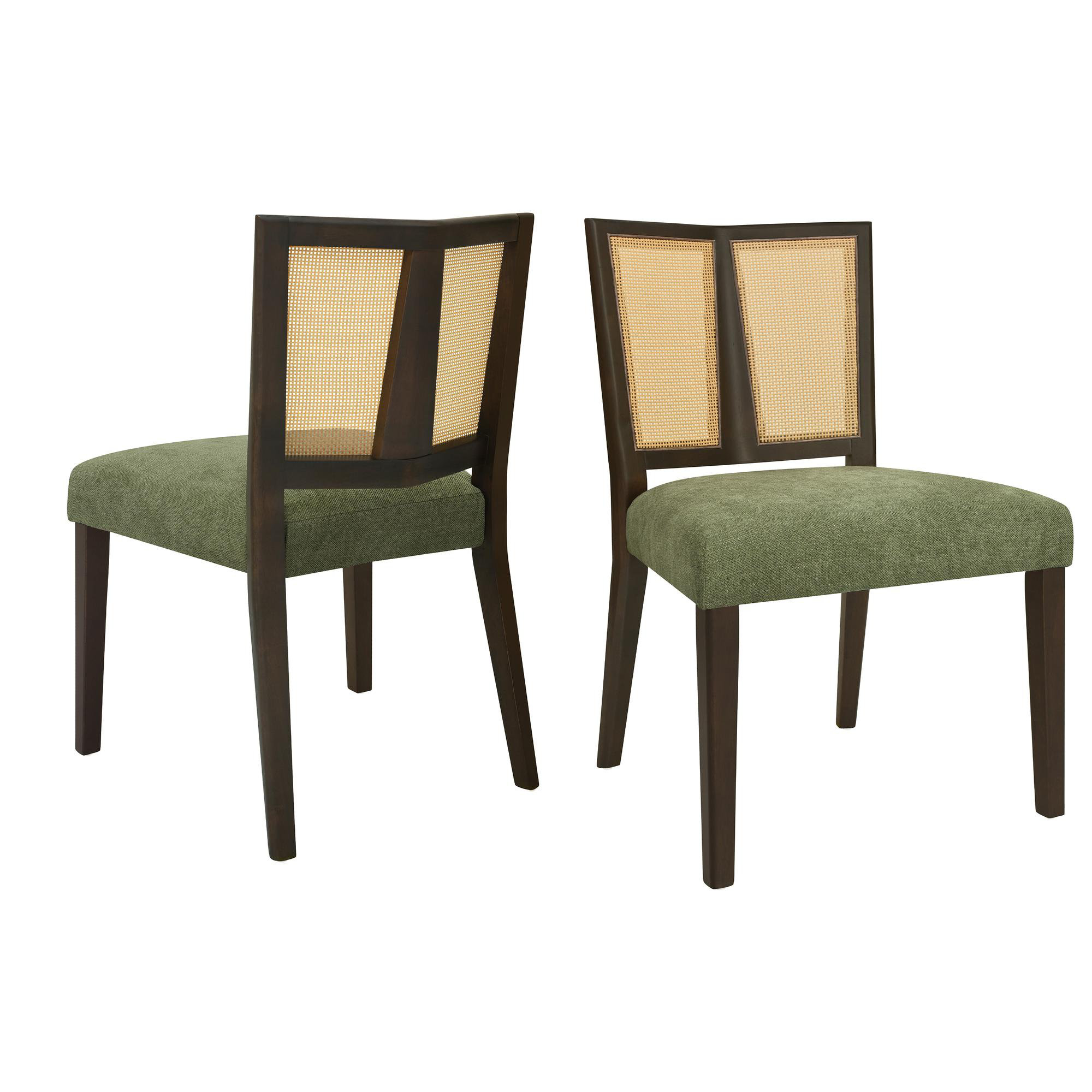 Bayou Breeze Rattan Dining Chair Without Arm Set of 2 | Wayfair