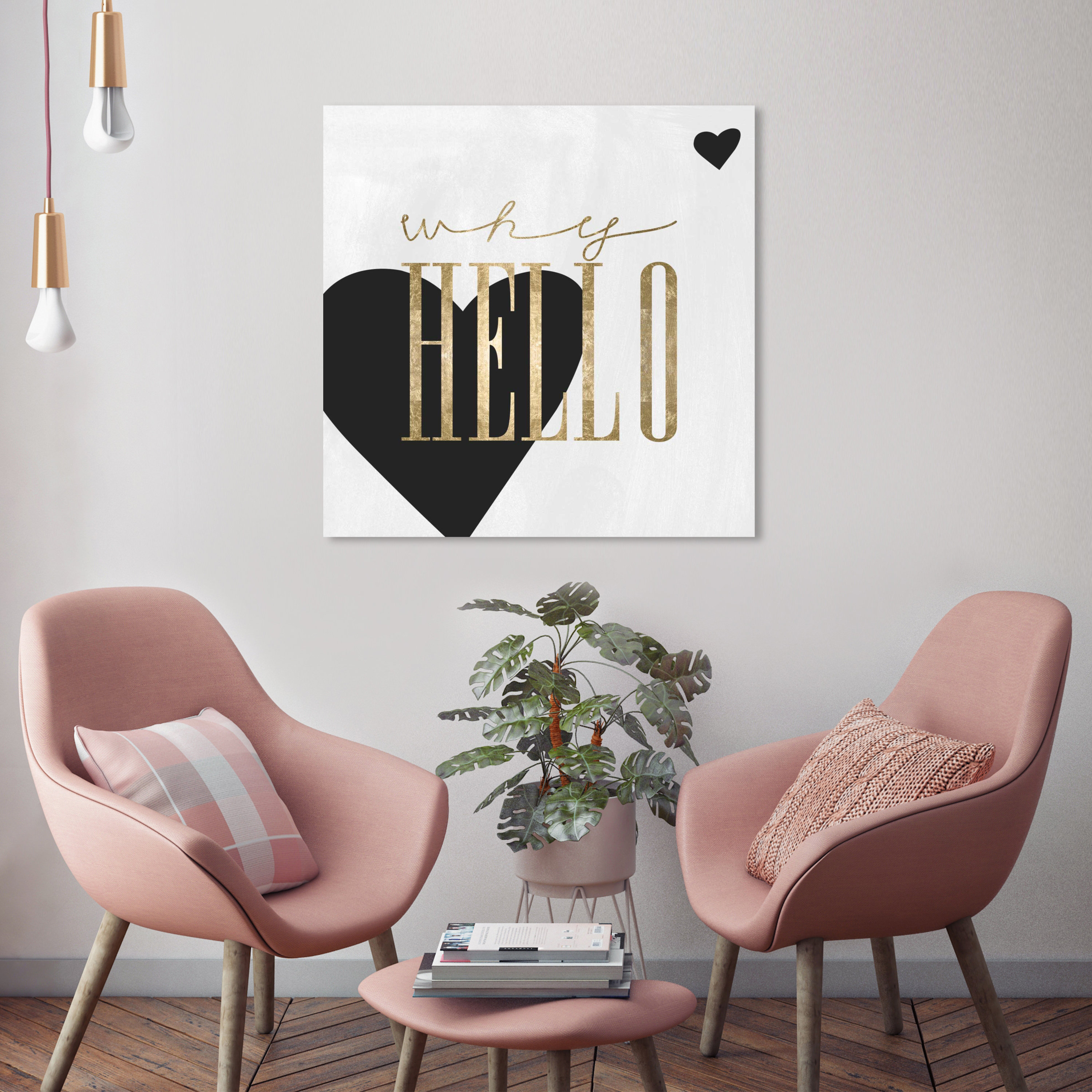 Art Remedy Why Hello Canvas Print, Oliver Gal | Wayfair