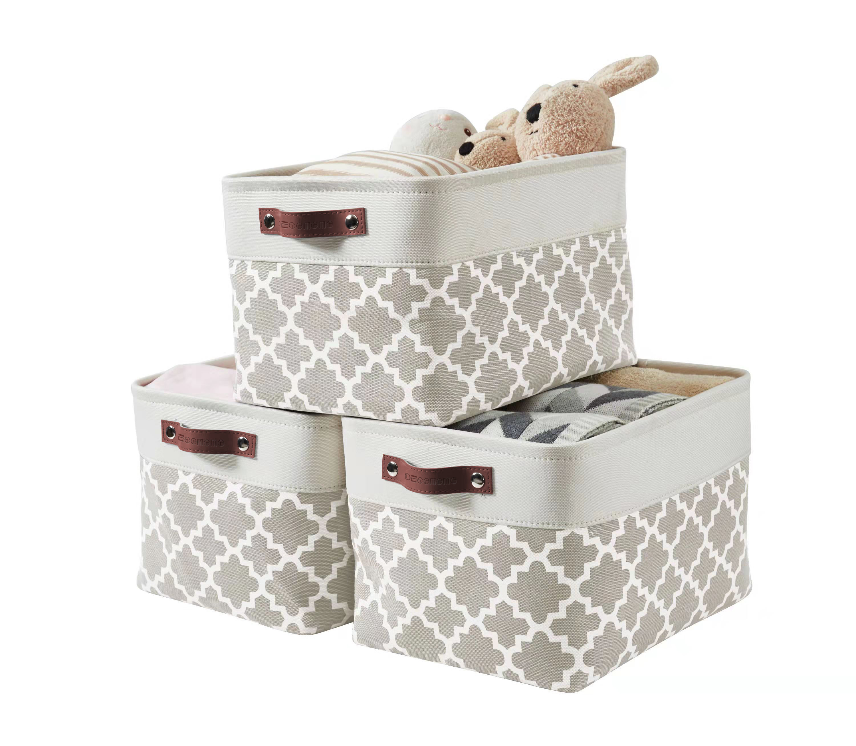 DECOMOMO Foldable Storage Bin | Collapsible Sturdy Fabric Storage ...