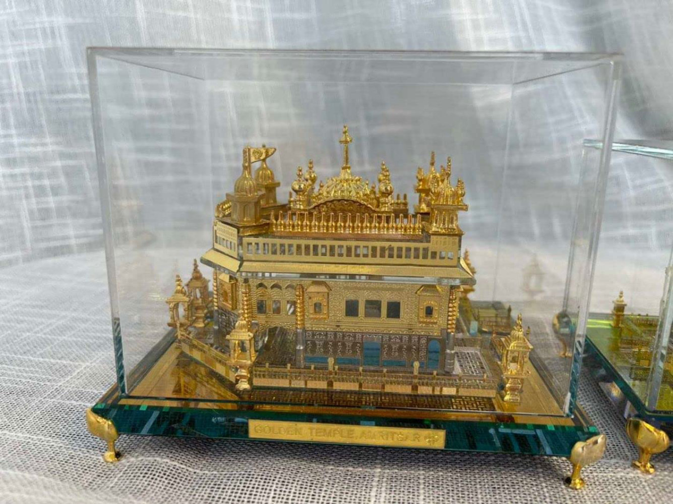 Ailtower Golden Temple Amritsar Model, A Sikh Religious Crystal With ...