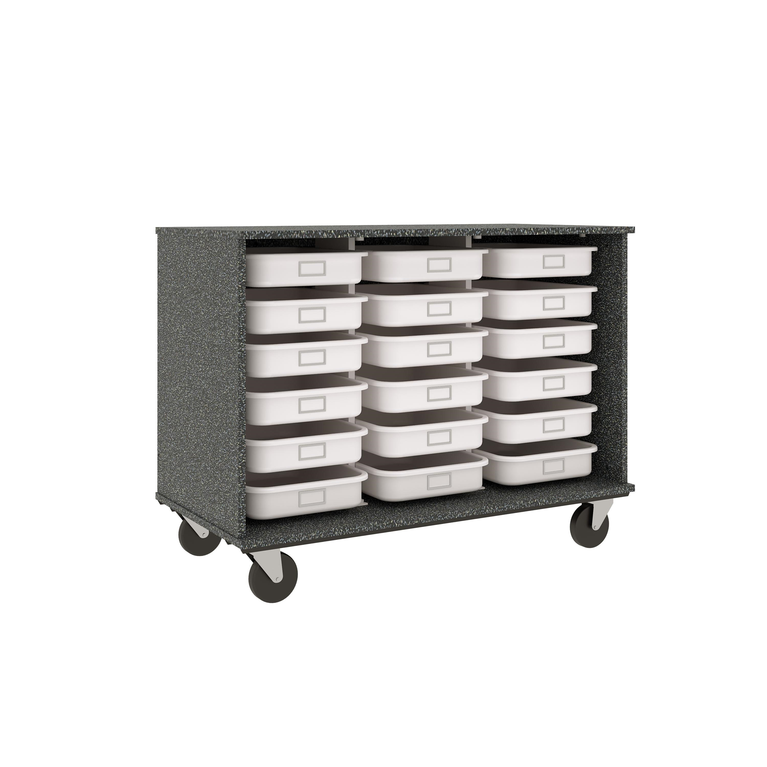 Stevens ID Systems Closed Tray Mobile Classroom Storage with Locking ...