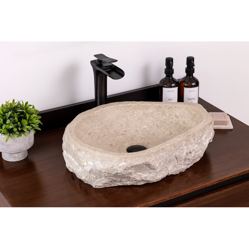 Laguna Marble Natural Stone Vessel Bathroom Sink Rustic Ojinaga Marble ...