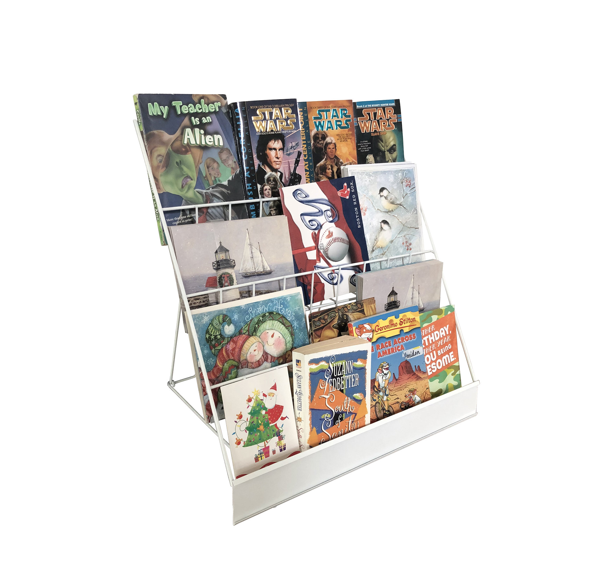 Fixturedisplays® 4-Tiered 18" Wire Display Rack Literature Brochure ...