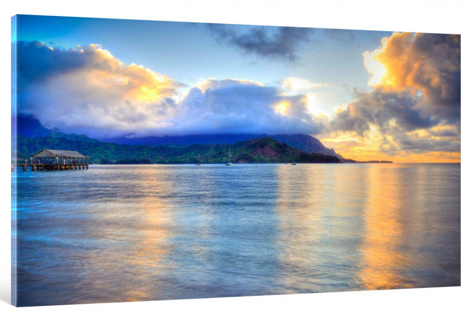 The Finishing Touch Hanalei Bay by Kelly Wade Photographic Print on ...