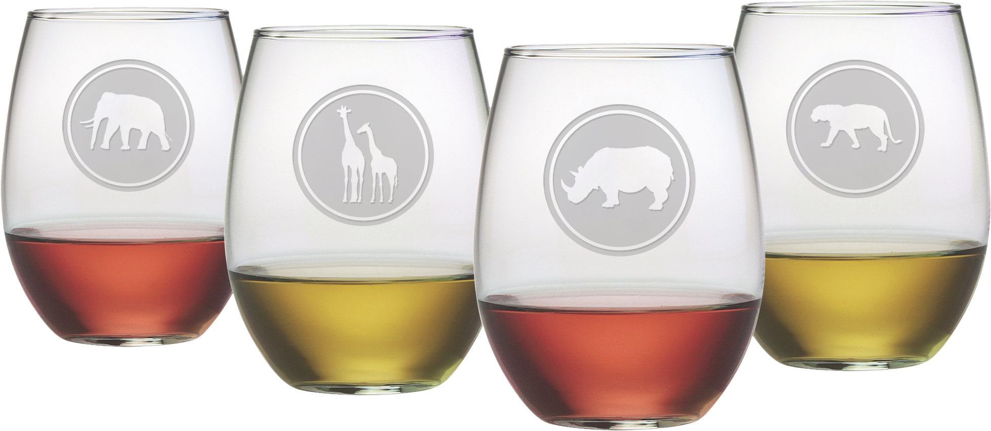 Susquehanna Glass 21oz Stemless Wine Glass Set And Reviews Wayfair