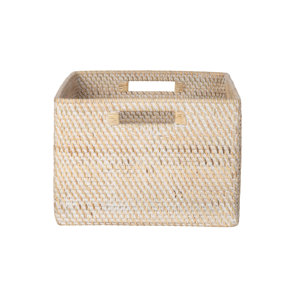 Rosecliff Heights Bavan Rattan Basket & Reviews | Wayfair