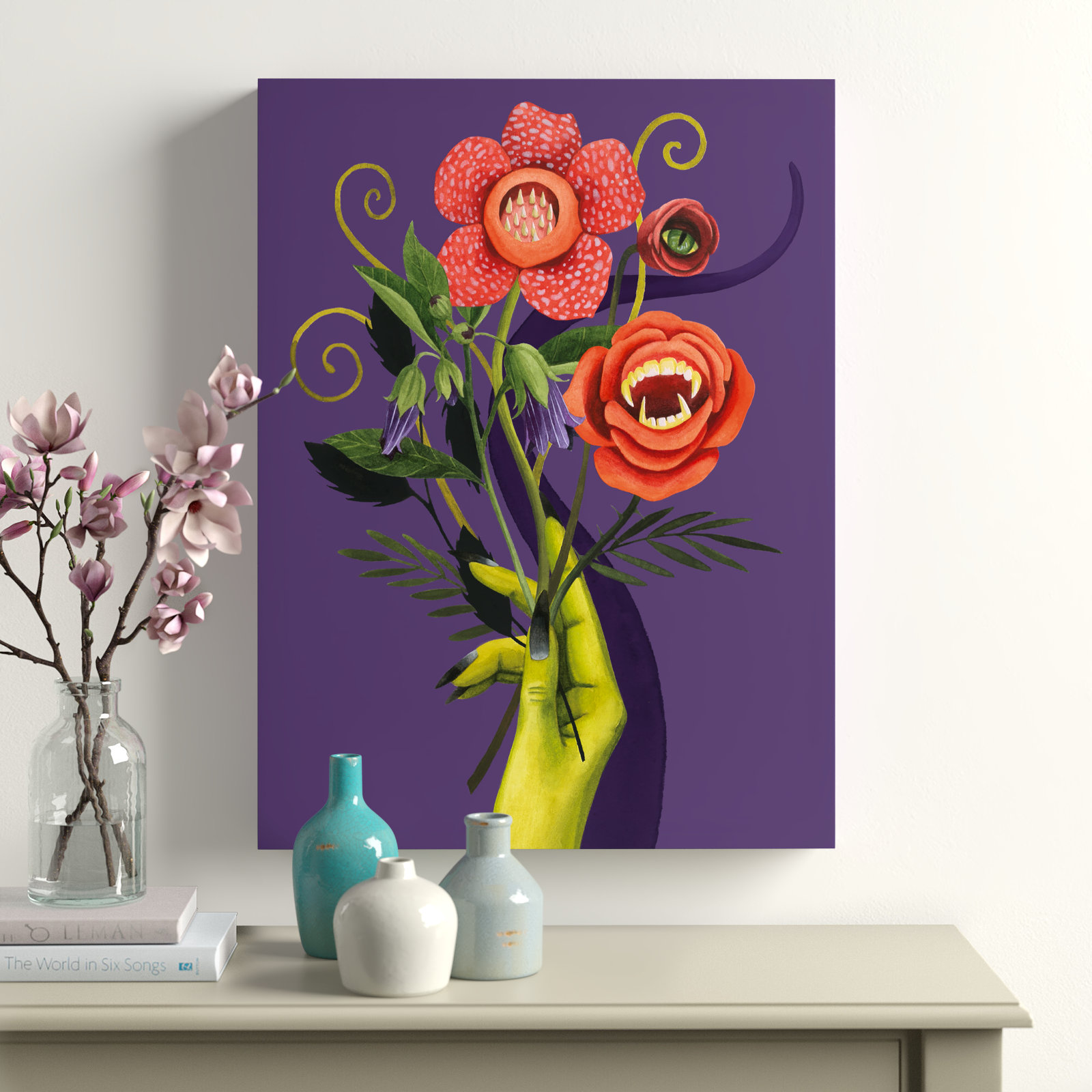 Lark Manor™ Monstrous Plants II On Canvas by Grace Popp Canvas Art ...