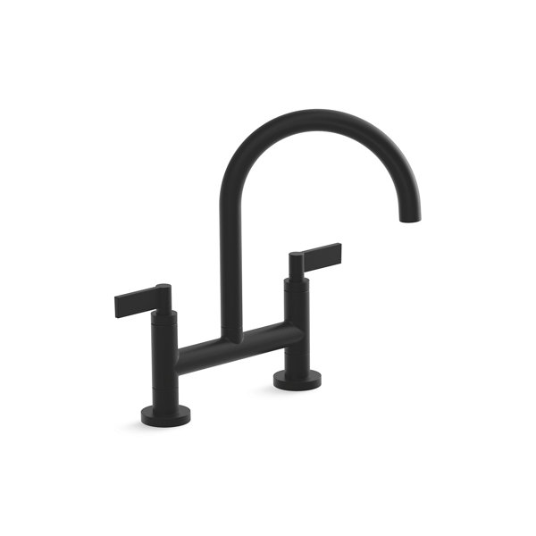 Kallista One™ Bridge Kitchen Faucet, Lever Handles | Perigold