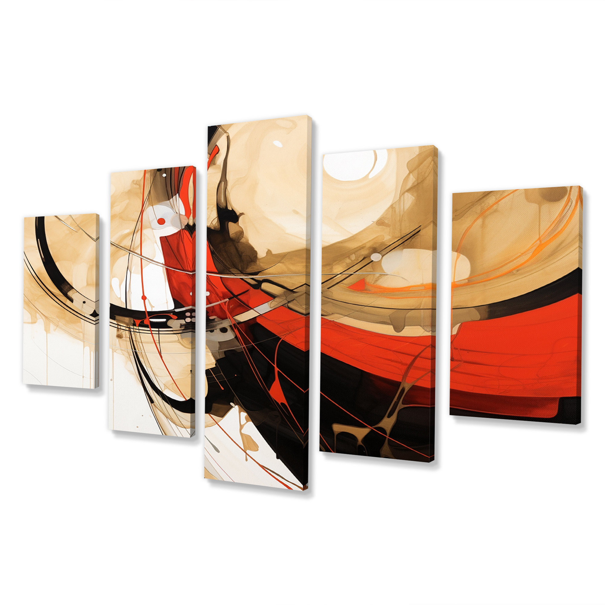 Wrought Studio™ Conversations Of The Earth Dynamic Shapes V - Abstract ...
