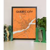 OurPoster.com Quebec City City Map On Paper Print - Wayfair Canada