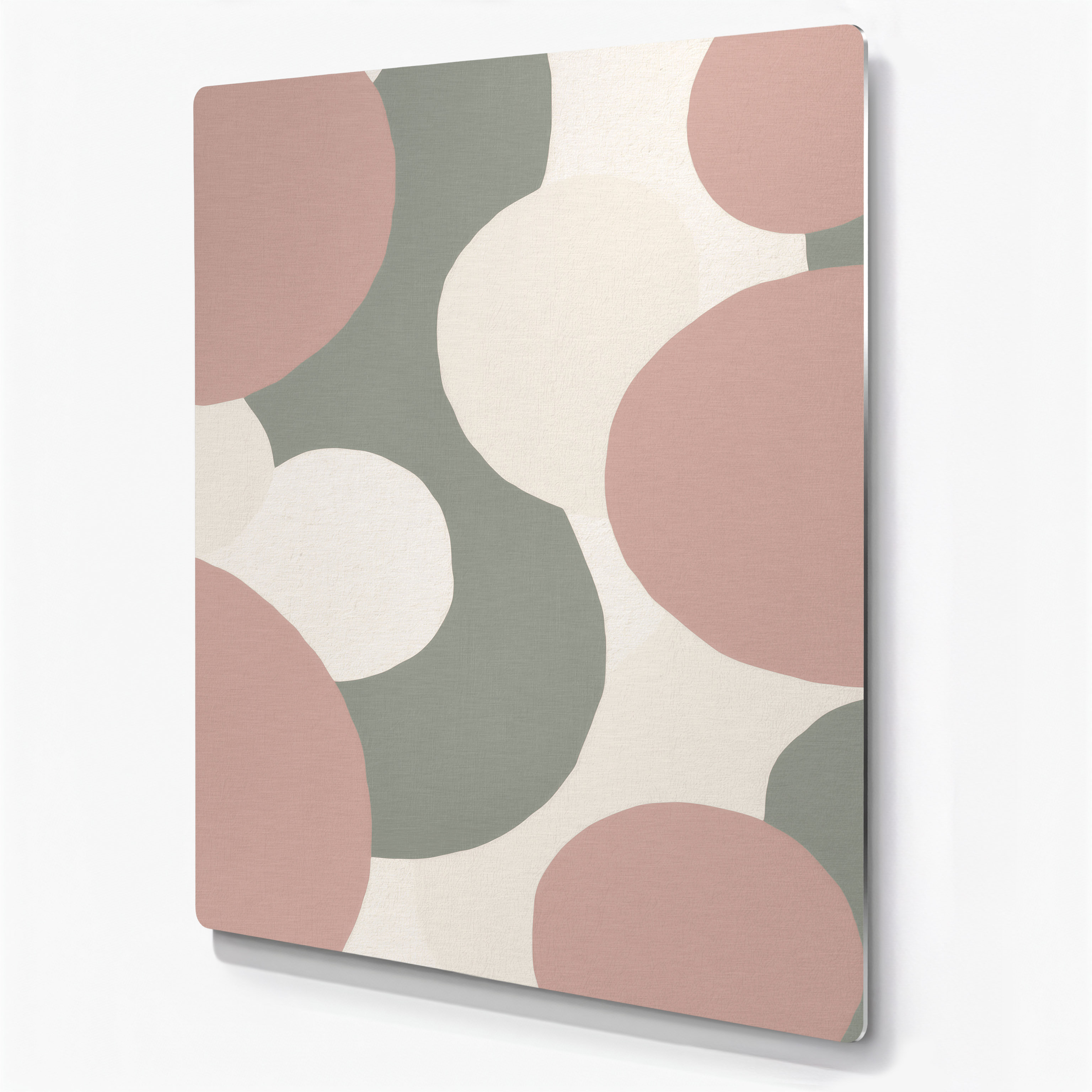 Corrigan Studio® Abstract Shapes 31 Pink Metal Wall Art | Wayfair