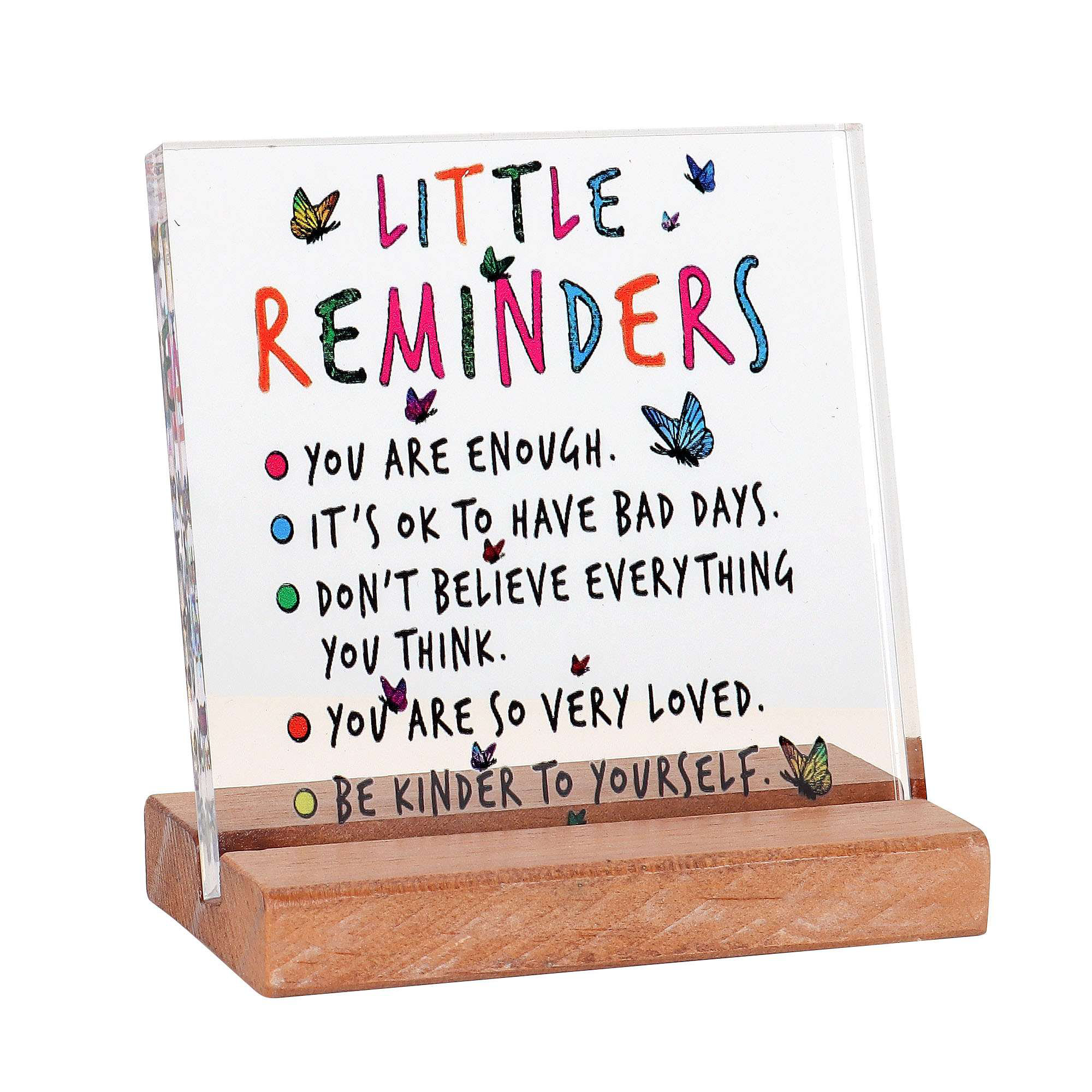 Trinx Kathia Inspirational Motivational Desk Sign Positive Quotes Table ...