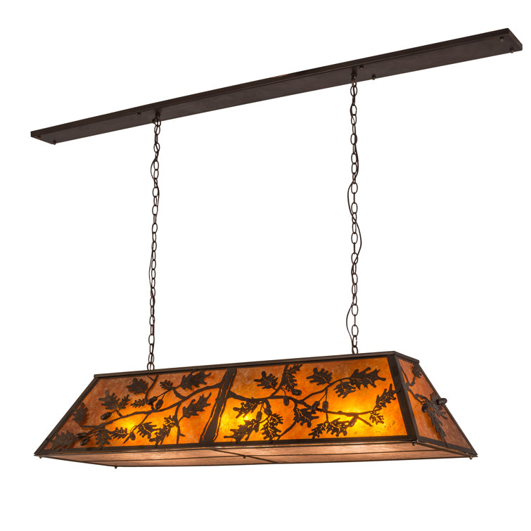 Meyda Lighting Rustic Lodge 9 - Light Antique Copper Pool Table Lights ...