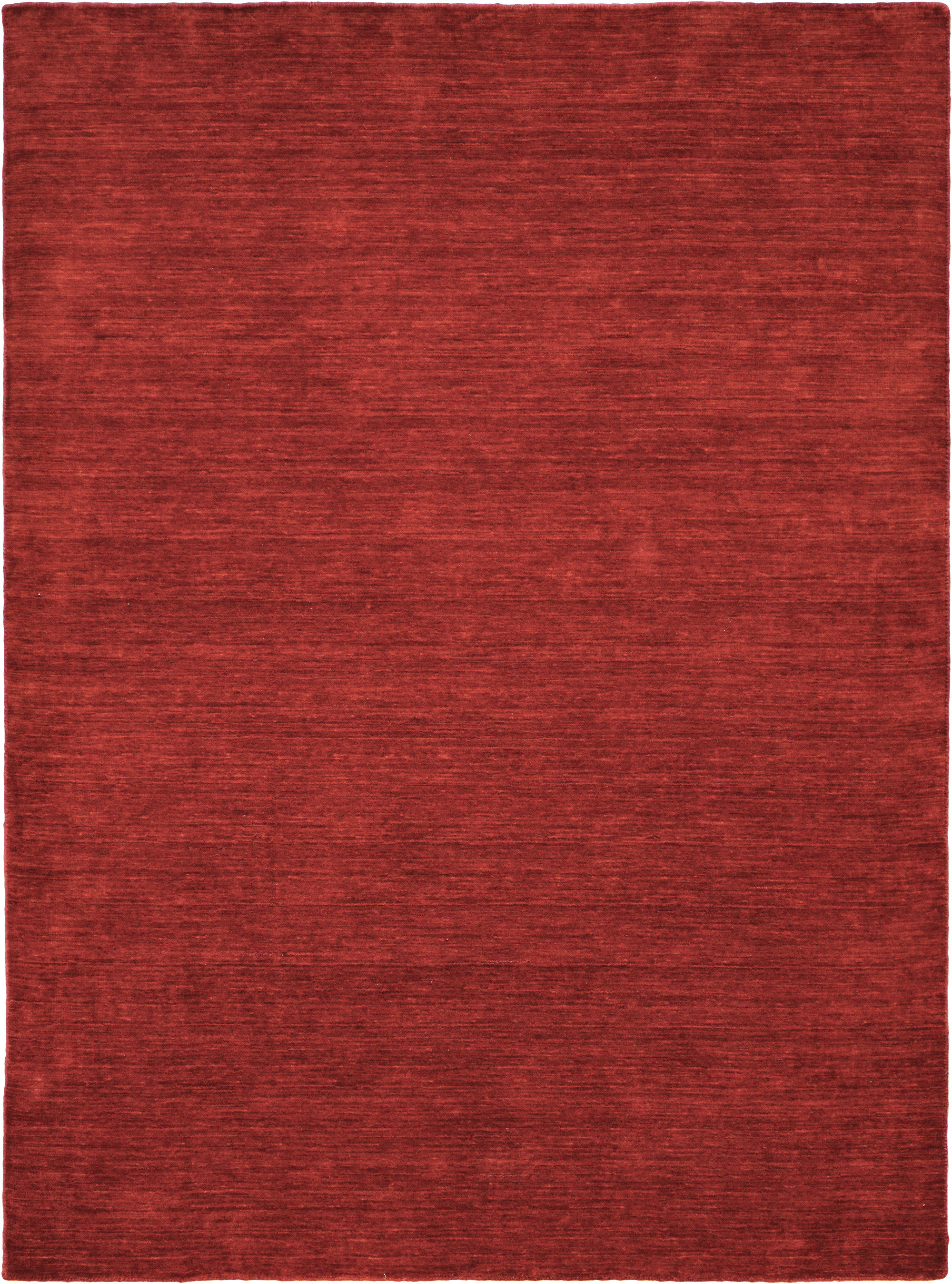Mansour Hand-Knotted Wool Red Rug | Wayfair