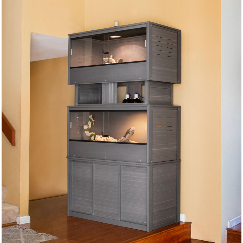 Tucker Murphy Pet™ Large ECOFLEX® Stackable Reptile Enclosure with ...