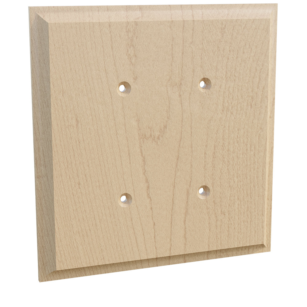 Designs of Distinction® Furniture Findings 4 Gang Coax Wall Plate | Wayfair