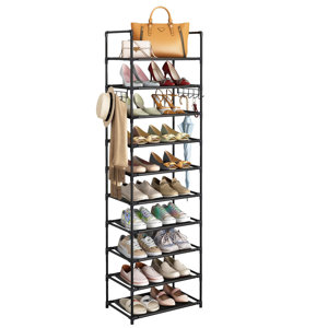 Rebrilliant 20 Pair Stackable Shoe Rack & Reviews | Wayfair
