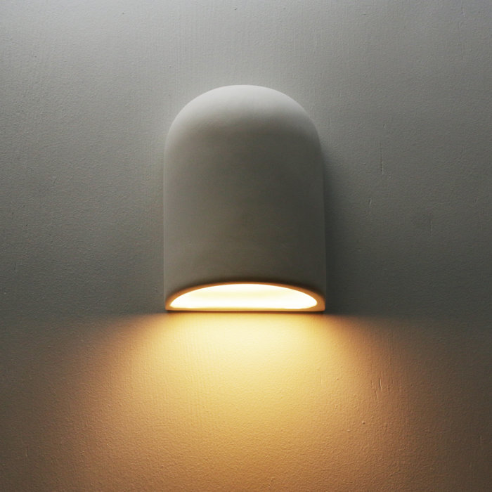 Wrought Studio Half Dome Ceramic Wall Light | Wayfair