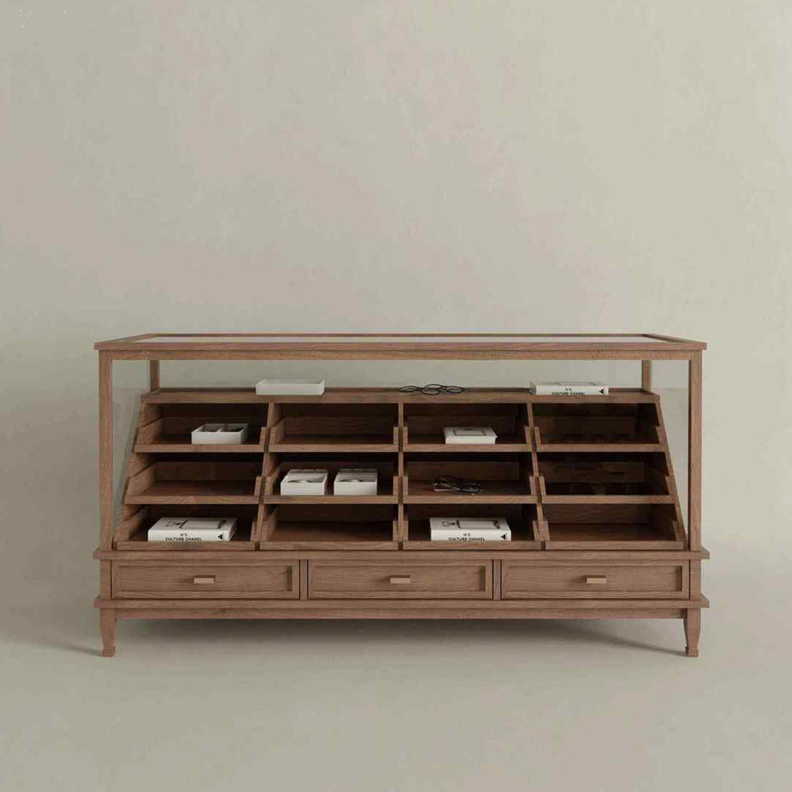 RESROS Vintage Style Display Cabinet | Wayfair