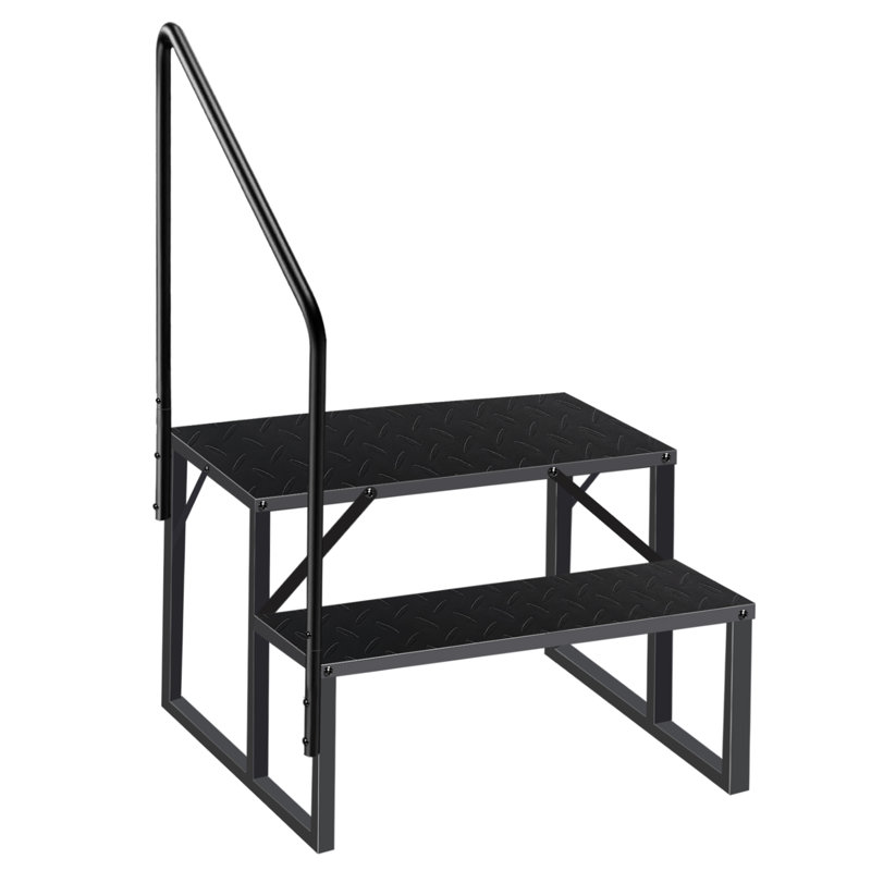 YZBAO 2 Step Hot Tub Step Ladder with Handrail | Wayfair