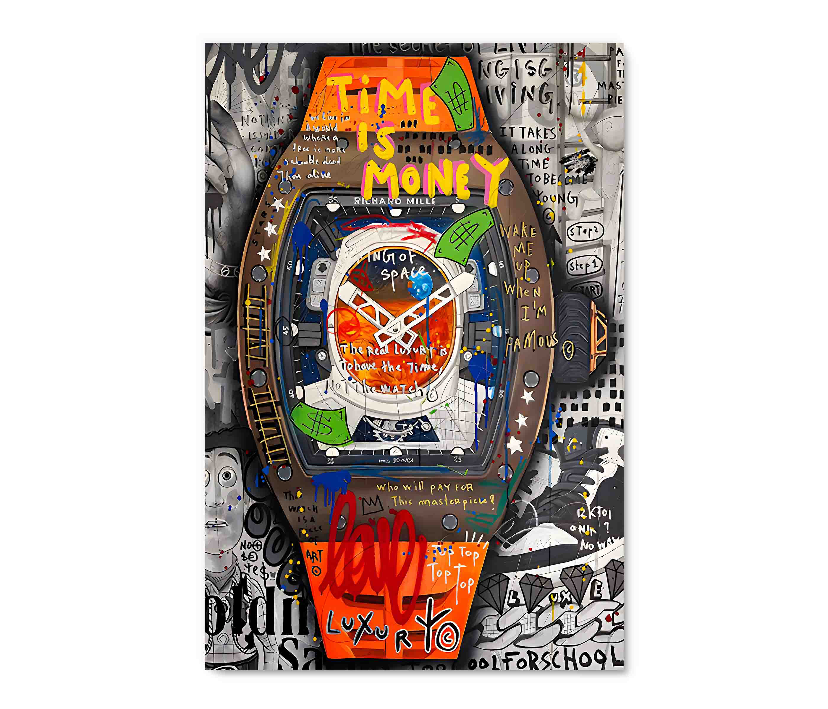 Trinx Graffiti Watch - Wayfair Canada