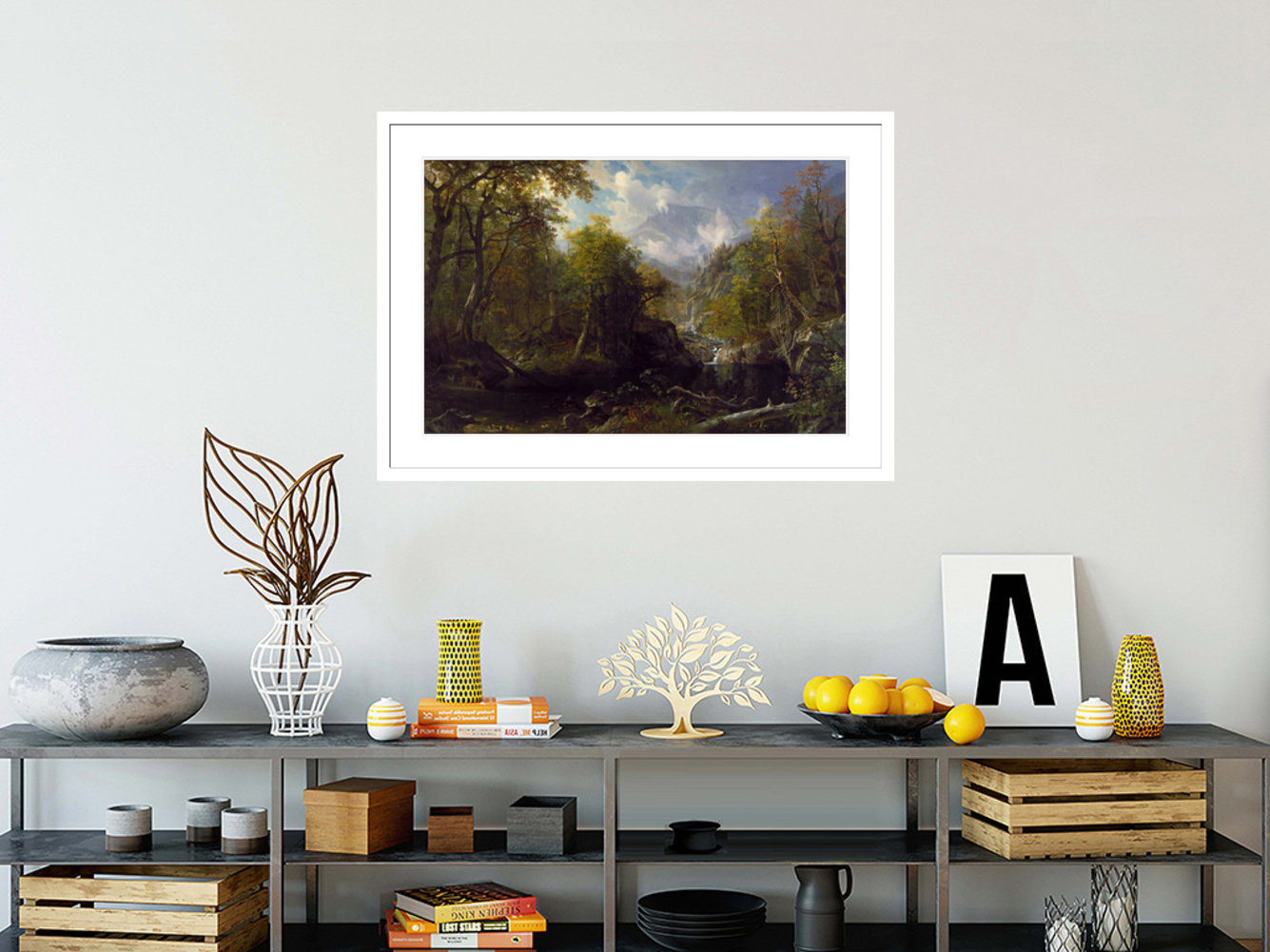 Canora Grey The Emerald Pool by Albert Bierstadt -Framed Giclee Print ...