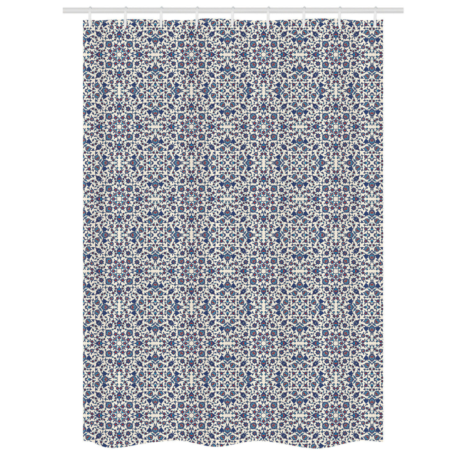 East Urban Home Frehe Damask Shower Curtain | Wayfair