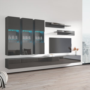 Orren Ellis FLYCD3 Floating Entertainment Center for TVs up to 70 ...