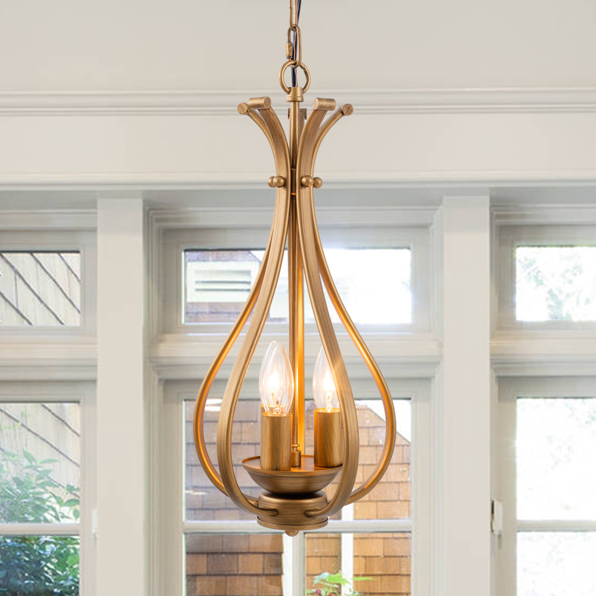 Rosdorf Park Kisha 3 - Light Single Pendant & Reviews | Wayfair