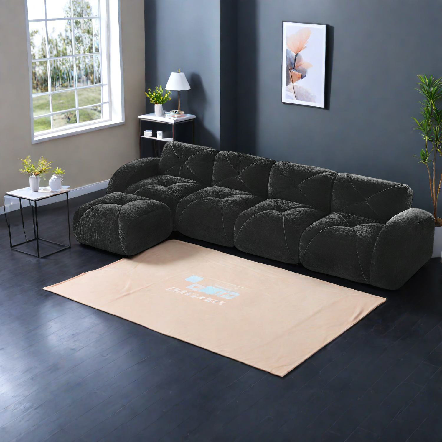 Latitude Run® Ergonomic Velvet Sofas, Multi-functional Design For ...