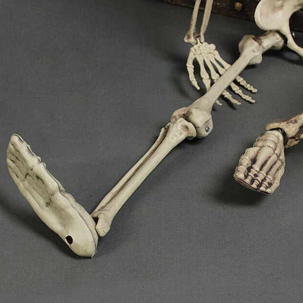 The Twillery Co.® Halloween Poseable Human Skeleton Props Party Decor ...