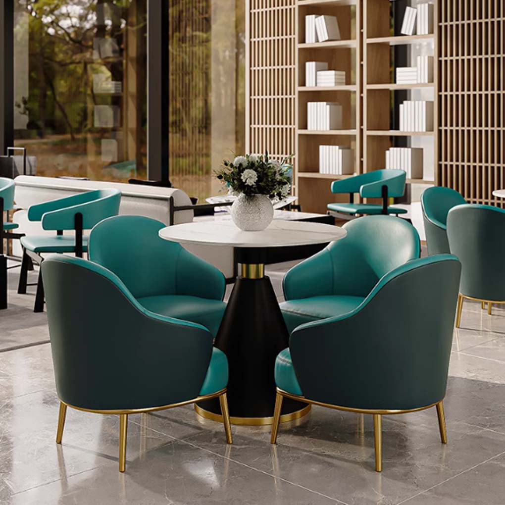 Lumina Home 5 - Piece Faux Leather Reception Set | Wayfair