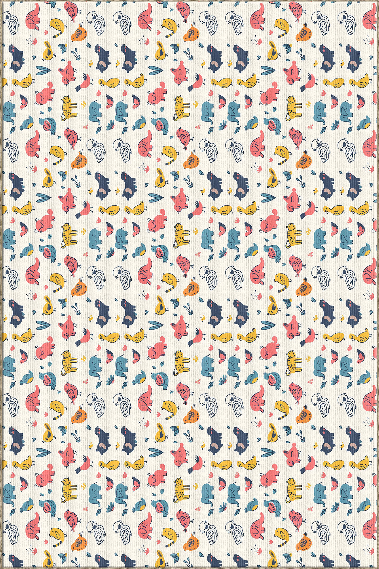 Hokku Designs Marichen Area Rug with Non-Slip Backing | Wayfair