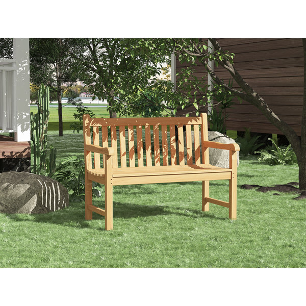Wildon Home® Aamilah Solid Wood/Teak Outdoor Bench & Reviews | Wayfair