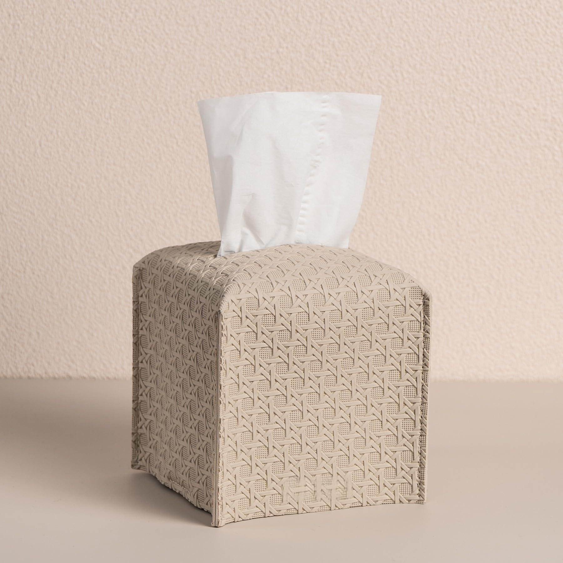 Latitude Run® Square Tissue Box Cover - Aesthetic Desk Decor For Room ...