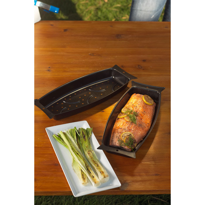 Nordic Ware Nordicware 365 BBQ Aluminized Steel Grill, Steam, & Bake ...