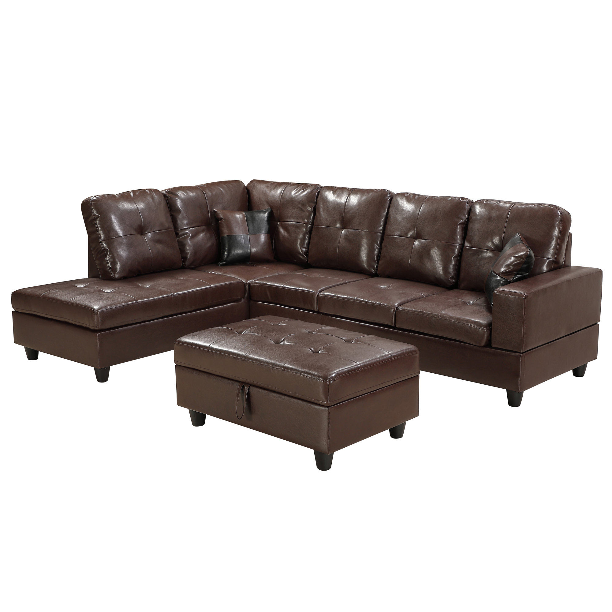 Latitude Run® Aireanna 103" Wide Sofa Chaise | Wayfair