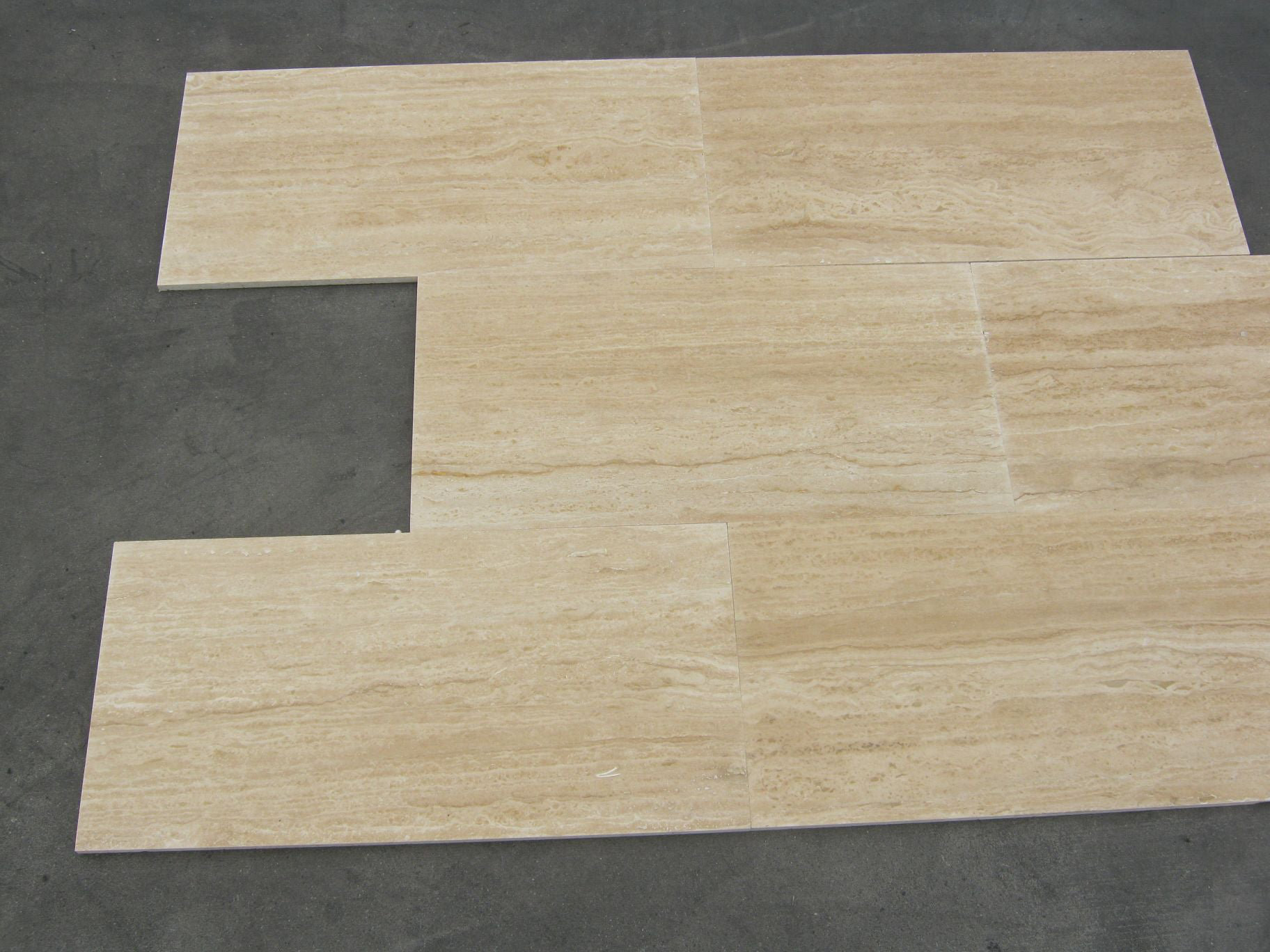 Stone & Tile Shoppe, Inc. 18" x 18" Travertine Stone Look Wall & Floor ...