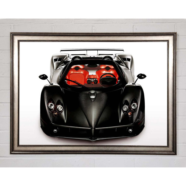 Brayden Studio Zonda Jet Black - Single Picture Frame Art Print ...