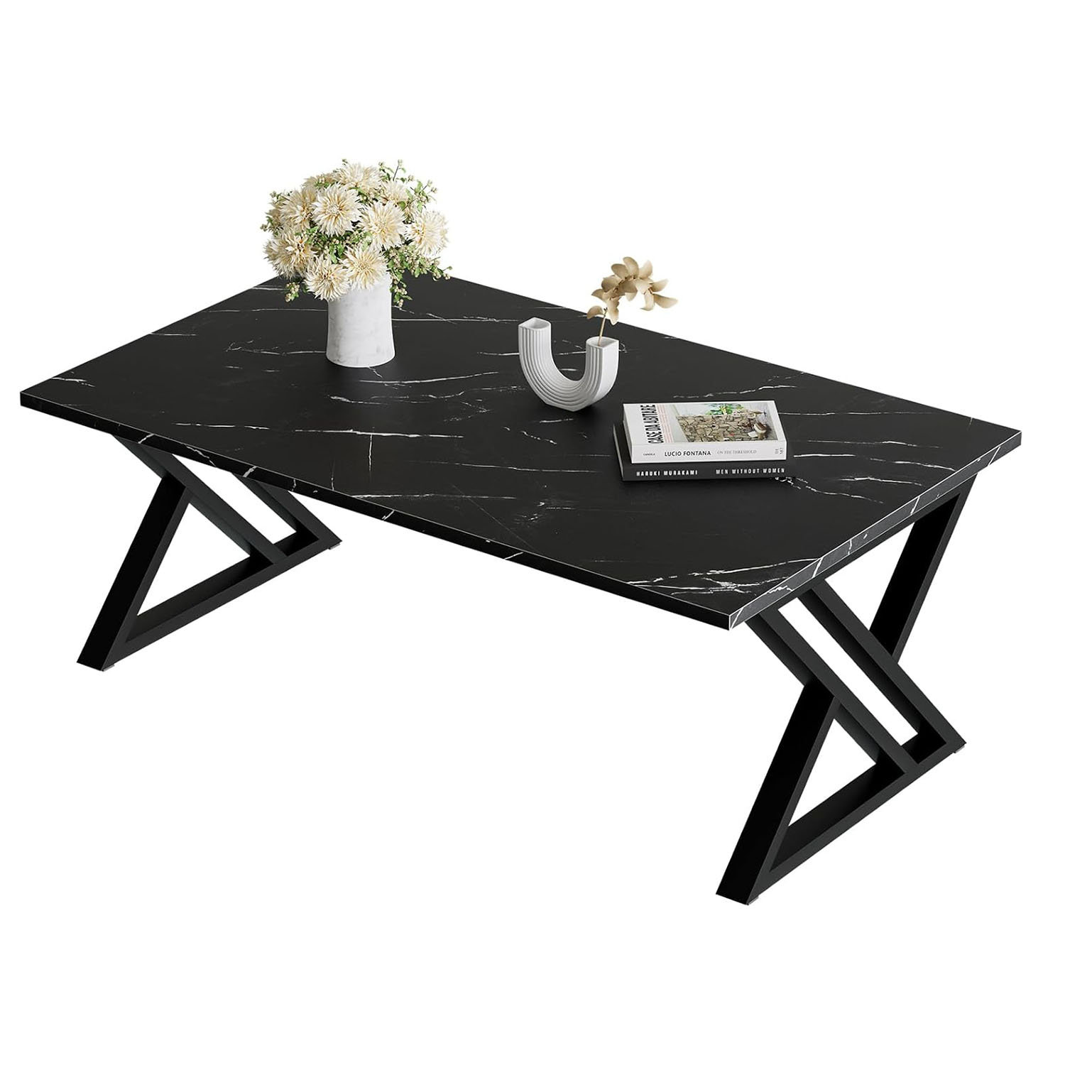 Mercer41 Coffee Table - Living Room Center Table, Simple Modern ...