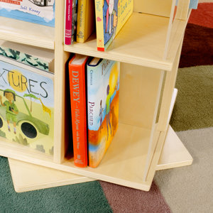 Guidecraft EdQ Essentials Rotating Book Display 3 Tier & Reviews | Wayfair