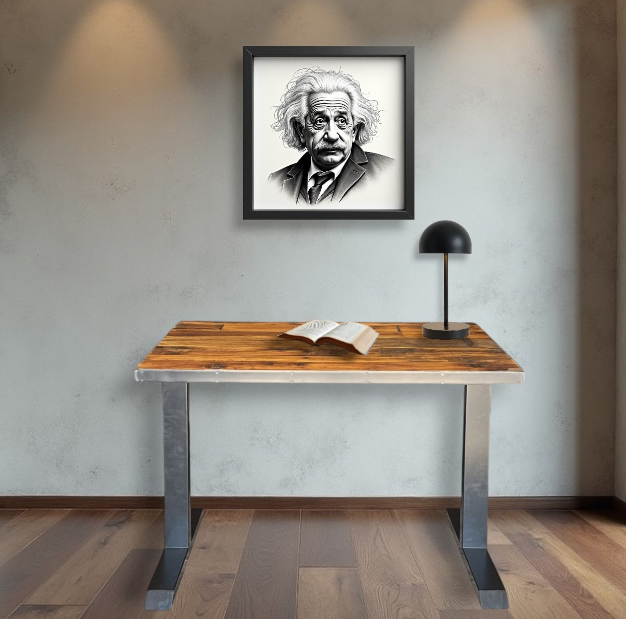 Heirloum The Industrial Earth & Desk | Wayfair