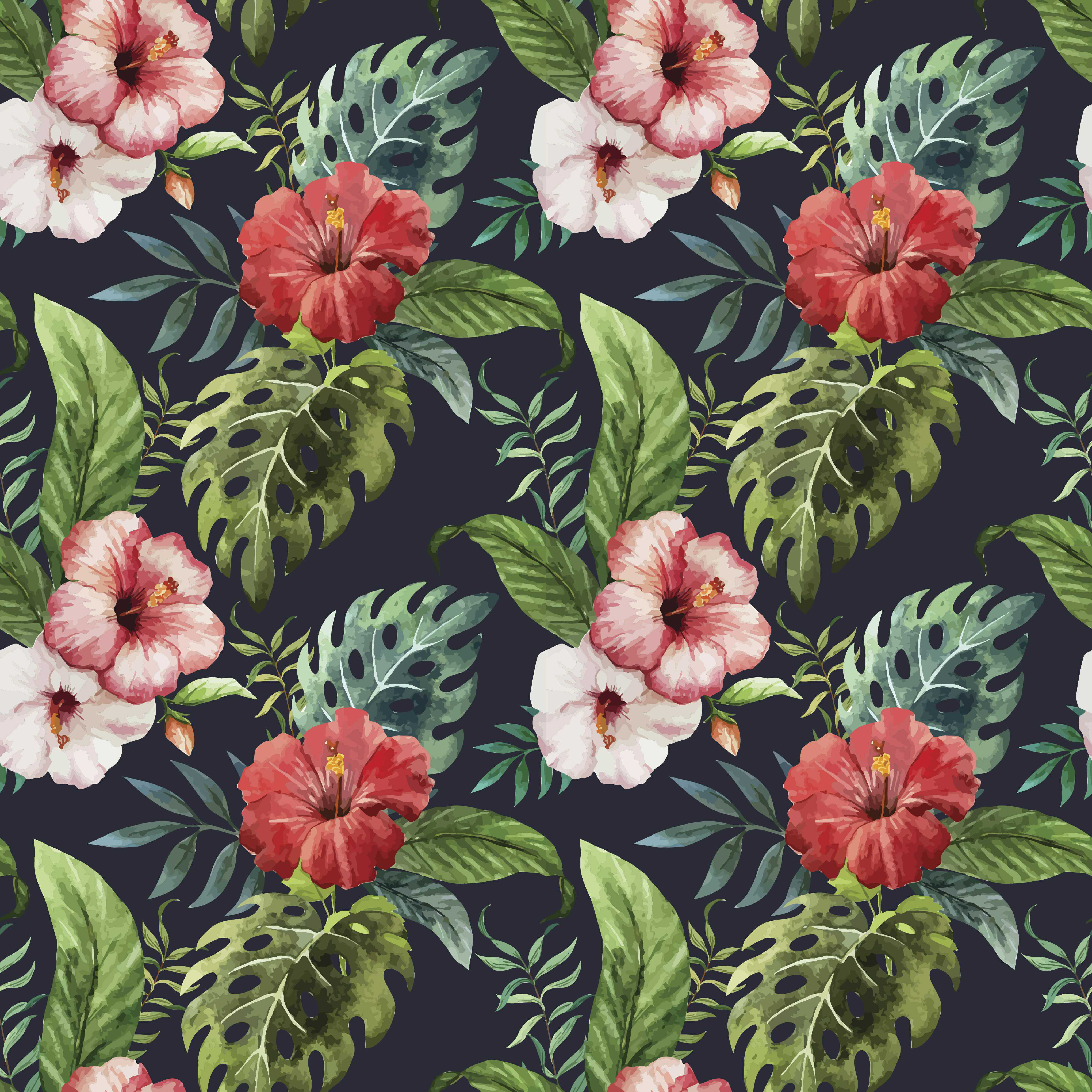 Bay Isle Home™ Tropic Pattern by Zenina - Wrapped Canvas Graphic Art ...